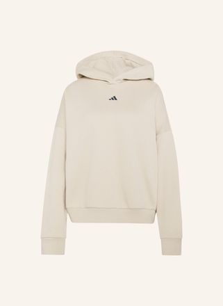 adidas 3-Streifen Studio Hoodie beige