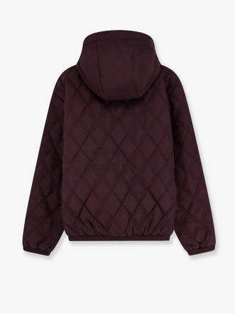 adidas Womens Nylon Down Jacket Ke9956 Purple Polyester
