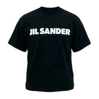 Jil Sander Femme, Tops, Noir, Taille: 42 FR Logo T-Shirt