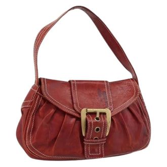 Celine Sac bandouli&egrave;re vintage doccasion - Femme - Pre-owned - Rouge - Taille: ONE Size