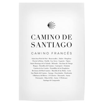artboxONE Poster 30x20 cm Reise Camino de Santiago Franc&eacute;s - Bild Camino de Santiago Camino Frances Galicia
