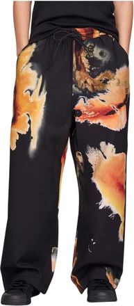 Yohji Yamamoto Femme, Pantalons, Multicolore, Taille: 38 FR AOP Sport Uniform Track Pants