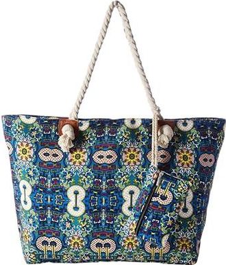 DonDon sac de plage hydrofuge avec fermeture à glissière - mondes artistiques