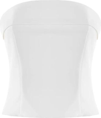 Nenette Femme, Tops, Blanc, Taille: 38 FR Bustier Top