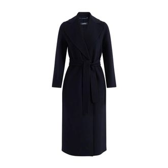 Max Mara Poldo Mantel - - Coats - Damen - Blau - M