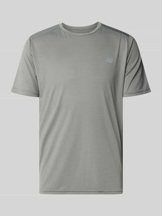 New Balance Funktionsshirt mit Rundhalsausschnitt und Logo