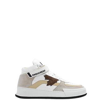 Dsquared2 Leder- und Wildleder Herren-Sneakers - - Shoes - Herren - Wei&szlig; - 40 EU