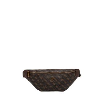 Guess Sac banane Vezzola Eco Quattro G - Homme - Sacs - Brun - Taille: ONE Size