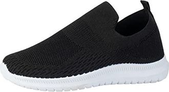 Generic Baskets pour femme - Chaussures de course &agrave; enfiler - Chaussures de sport mains libres - Semelle &eacute;paisse - Confortables - Chaussures de tennis - Coule