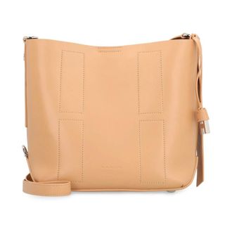 Hogan Femme, Sacs, Beige, Taille: ONE Size Hocket Small Hobo Bag