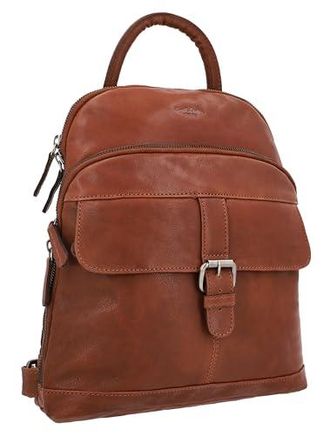 Gusti Alena Sac &agrave; dos en cuir vintage pour homme et femme Marron, marron, taille unique