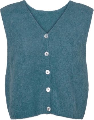 Americandreams Americandreams, Femme, Pulls, Bleu, Taille: 40 FR Telma Vest