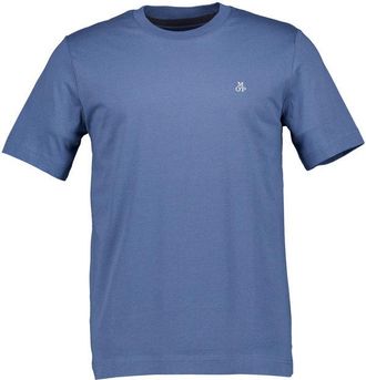 Marc O'Polo Herren T-Shirt blau Baumwolle