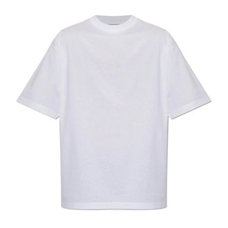 Balenciaga T-Shirt mit Print-Logo - - Tops - Herren - Wei&szlig; - M