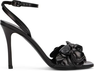 Valentino Garavani Femme, Chaussures, Noir, Taille: 35 EU Atelier 03 Rose Edition Sandales en cuir