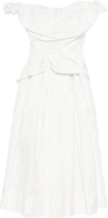 Vivienne Westwood Femme, Robes, Blanc, Taille: 40 FR Corset Midi Dress