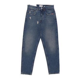 Amish Slim Fit Denim Jeans - - Jeans - Herren - Blau - W34