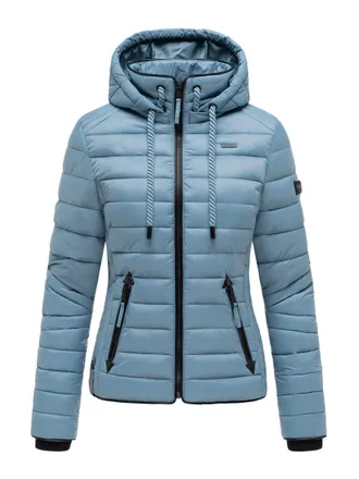 Navahoo Damen Steppjacke Lulana - Leicht, Stylisch & Abnehmbare Kapuze