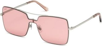 Web Eyewear Femme, Accessoires, Gris, Taille: ONE Size Metal Lunettes de soleil