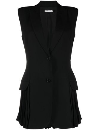 SIMKHAI Einreihige Weste - Schwarz