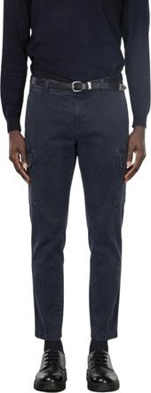 Mason's Pantalon Cargo Chile 1 Pinces - Homme - Pantalons - Bleu - Taille: 3XL