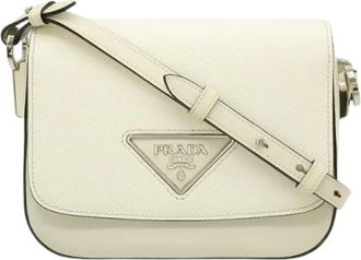 Prada Sac bandouli&egrave;re vintage Pre-owned - Femme - Pre-owned - Beige - Taille: ONE Size