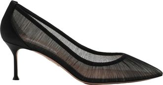 Aquazzura Femme, Chaussures, Noir, Taille: 37 EU Voile Pump 65