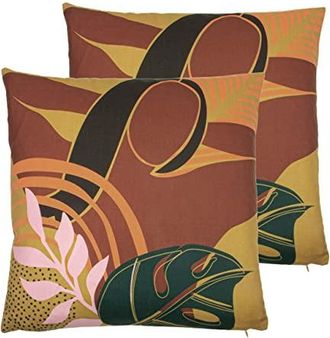 furn. Vida Polyester Filled Cushions (Twin Pack), Polyester, Multi