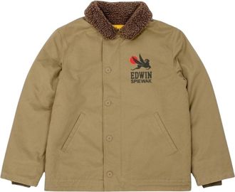 Edwin Deck Jacket - Homme - Vestes - Beige - Taille: XL