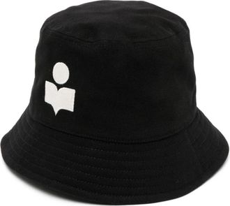 Isabel Marant Haley Bestickter Logo Bucket Hat - - Accessories - unisex - Schwarzk - 56 CM