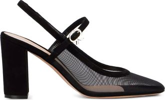 Gianvito Rossi Pumps mit Blockabsatz - Schwarz