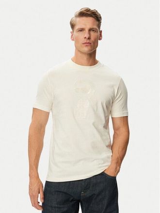 Karl Lagerfeld T-Shirt 755040 563225 Wei&szlig; Regular Fit