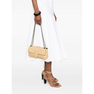 Jacquemus Calf Leather Chain-Strap Shoulder Bag - Beige