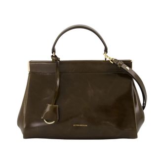 Victoria Beckham Sloane Handtasche mit Rahmenverschluss - - Bags - Damen - Braun - ONE SIZE
