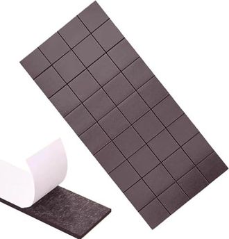 Generic Carrés magnétiques, feuilles magnétiques auto-adhésives, aimants pour travaux manuels, feuilles magnétiques flexibles avec ruban adhésif au dos, feuil