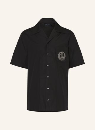 Dolce & Gabbana Resorthemd Comfort Fit schwarz