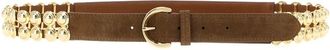 Pinko Pinko, Femme, Accessoires, Brun, Taille: M Love Suede Belt