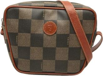 Fendi Sac bandouli&egrave;re vintage Pre-owned - Femme - Pre-owned - Brun - Taille: ONE Size