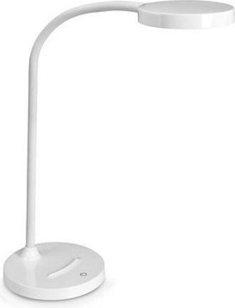 CEP Lampe de bureau Led int&eacute;gr&eacute;e Flex 5,46 w - Bras flexible - blanc