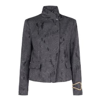 Souvenir Blazer - - Jackets - Damen - Grau - L