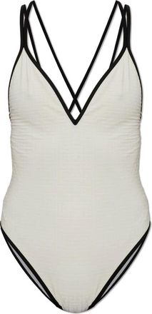 Balmain Femme, Maillots de bain, Blanc, Taille: 34 FR Maillot de bain une pi&egrave;ce