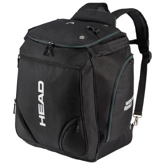 Head Heatable Bootbag - Beheizbare Skischuhtasche (65 L) Schwarz, AC & Auto Anschluss, Rucksackriemen & Vielzahl an Taschen