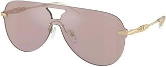 Michael Kors Femme, Accessoires, Jaune, Taille: ONE Size Lunettes de soleil &agrave; monture en m&eacute;tal