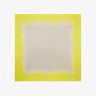 Tory Burch Damen Quadratisches Seidentuch mit Batikmuster