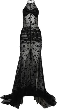 LaQuan Smith Neckholder-Abendkleid - Schwarz