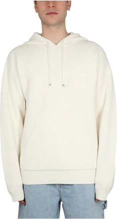 Dr&ocirc;le de Monsieur Homme, Sweatshirts et sweats &agrave; capuche, Beige, Taille: M La Maille Capuche