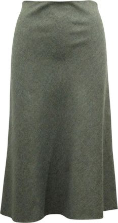 Theory jupe mi-longue à taille haute - Gris