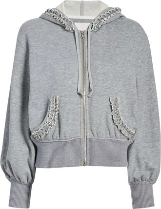 Cinq à Sept pull Maddie à fermeture zippée - Gris