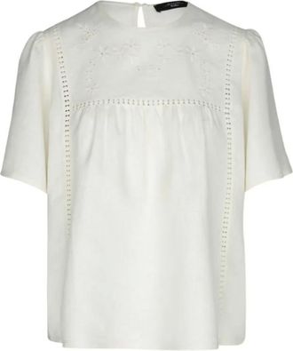 Max Mara Femme, Blouses et Chemises, Blanc, Taille: 42 FR Chemise