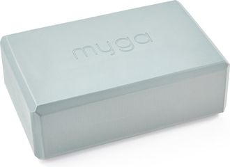 Myga Yoga Block | Rutschfest & Leicht | Support bei Yoga und Pilates &Uuml;bungen | Ideal f&uuml;r Anf&auml;nger & Fortgeschrittene | 23 cm x 14,5 cm x 7,7 cm